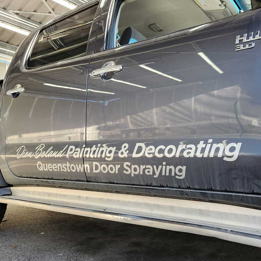Sign Writing Removal - Queenstown Car Detailing